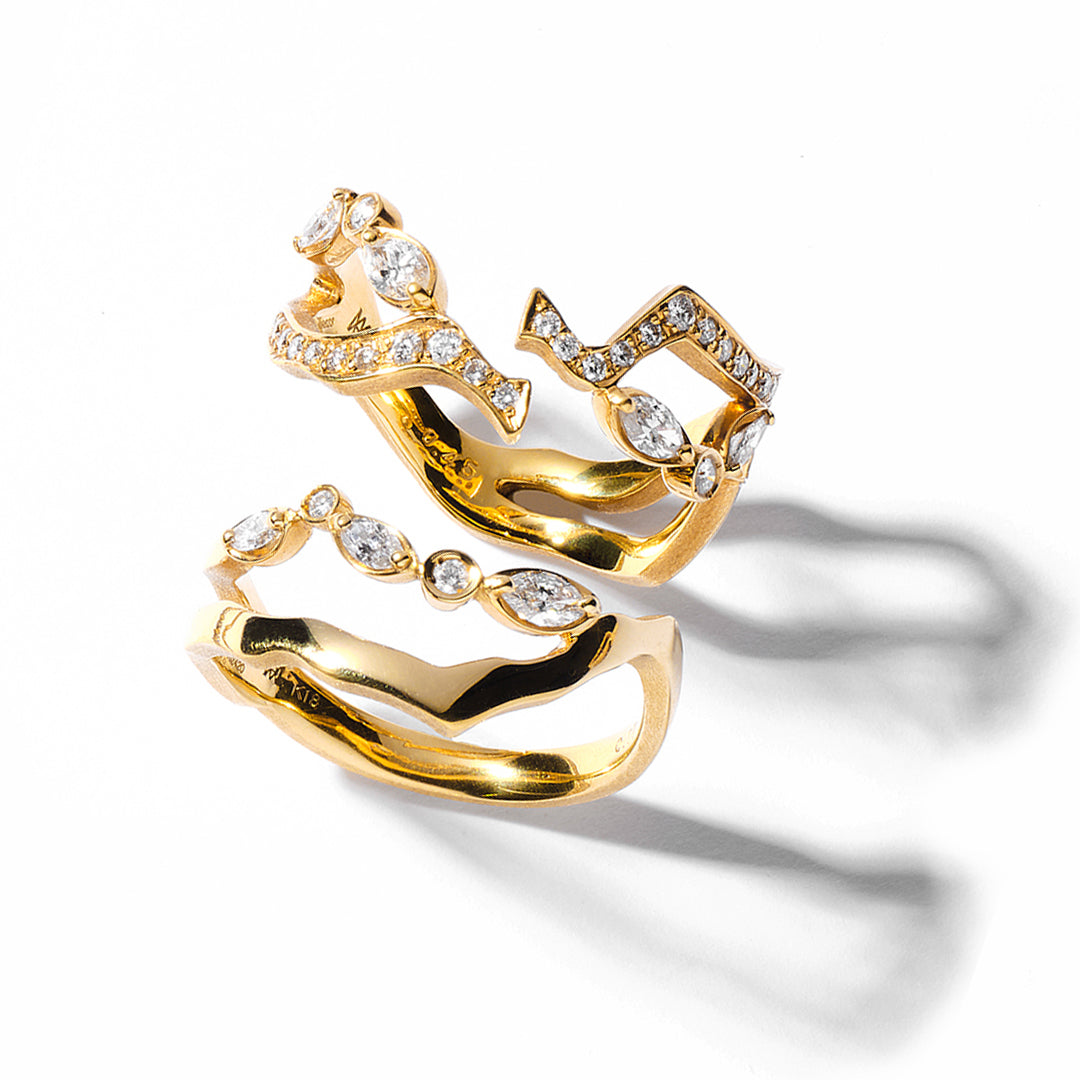 KINTSUGI Diamond Pave Ring II | MILAMORE USA