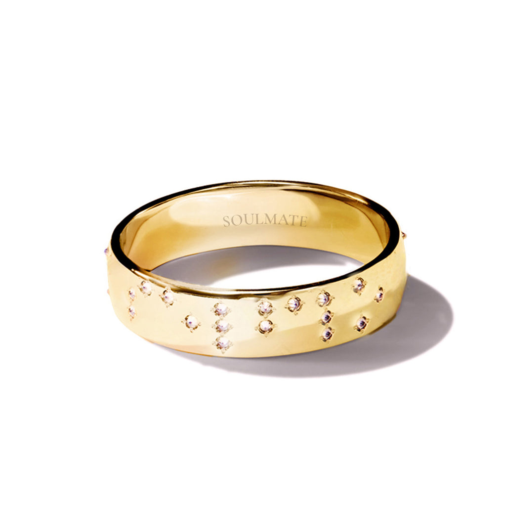 Diamond Braille 'SOULMATE' Ring | MILAMORE USA