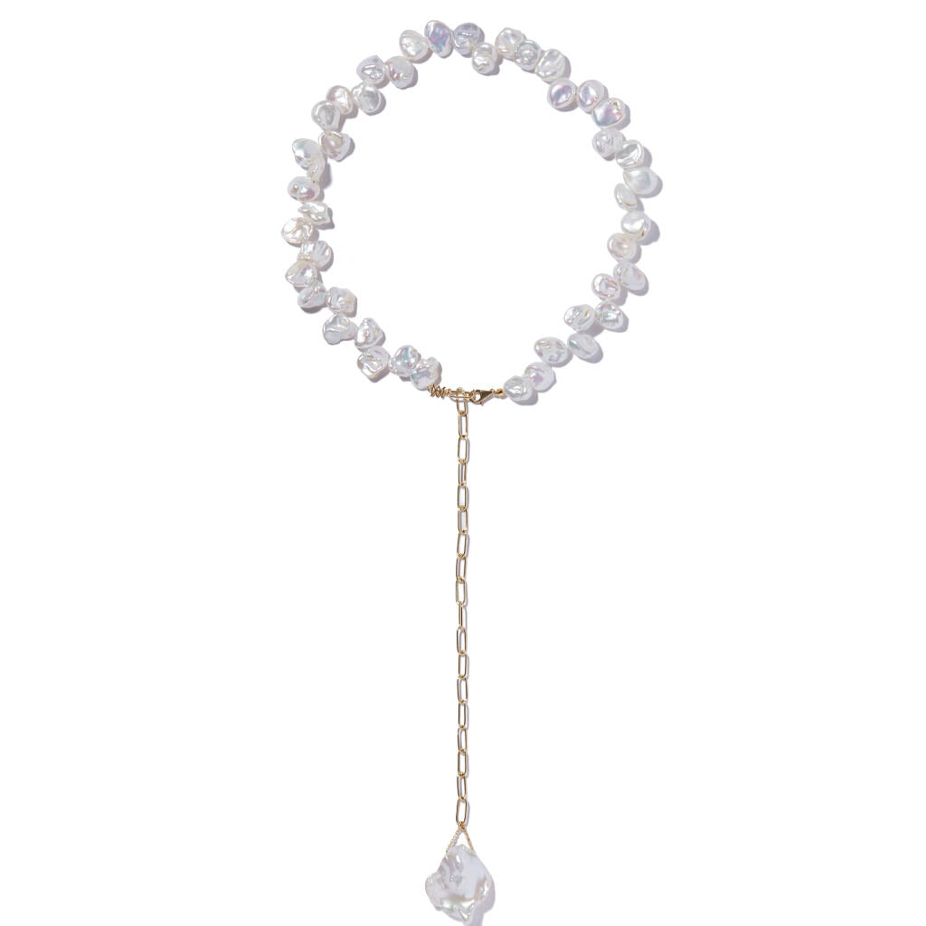 Pearl Duo Chain Necklace | MILAMORE USA